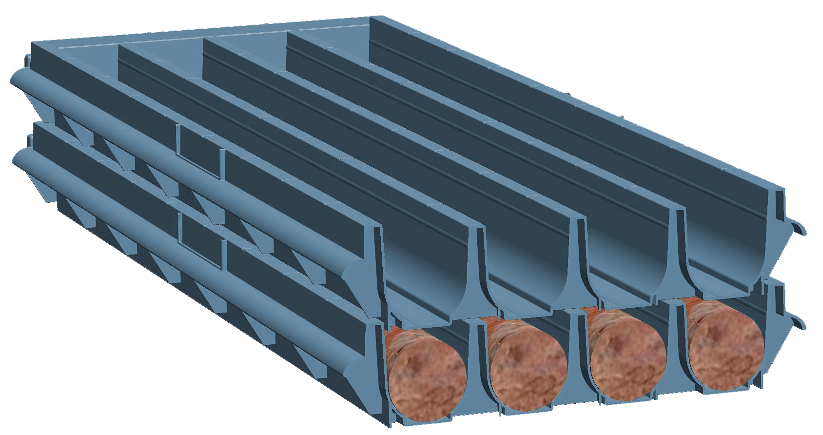 Discoverer® Series 3 Recycled Plastic Core Tray