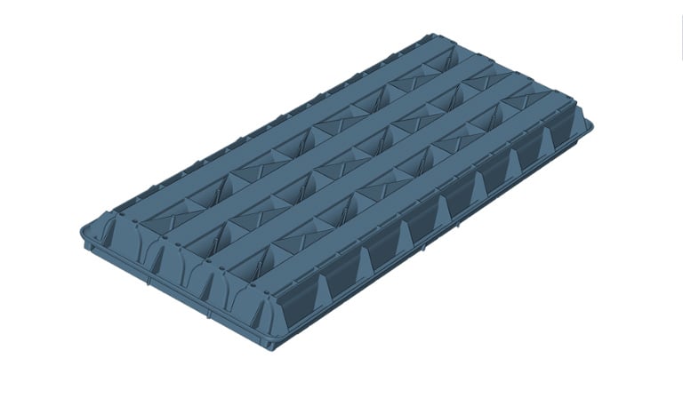 Discoverer® Series 3 Recycled Plastic Core Tray